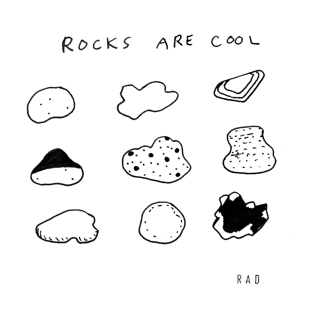 Rocks Are Cool Print 8"x10" – RADillustrates